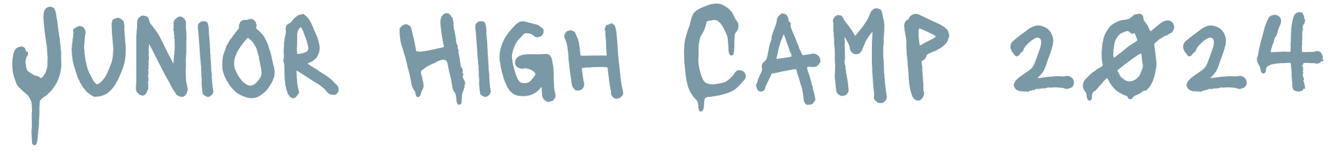 Junior High Camp 2024 – Sylvan Hills Christian Service Camp